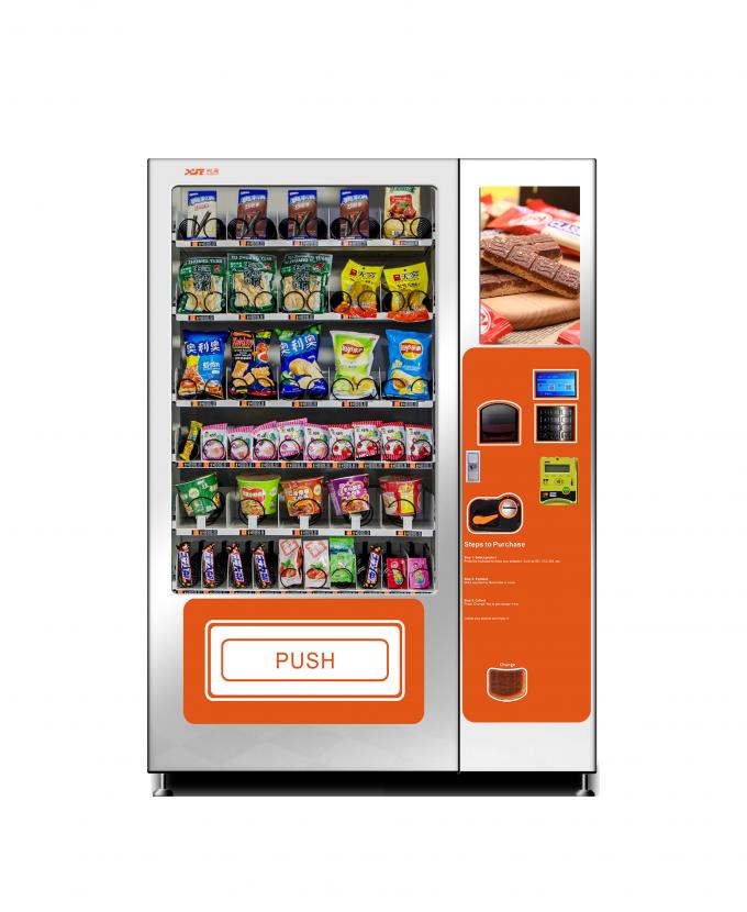 Combo Food And Drink Vending Machines, Card Reader Vending Machine
