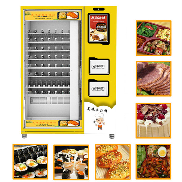 Microwave Vending Machine For Warm Foods Heated Vending Machine