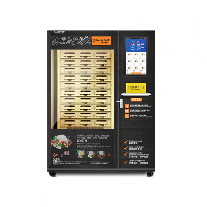 120 Boxes big Capacity Automatic food vending machine with Cooling and ...