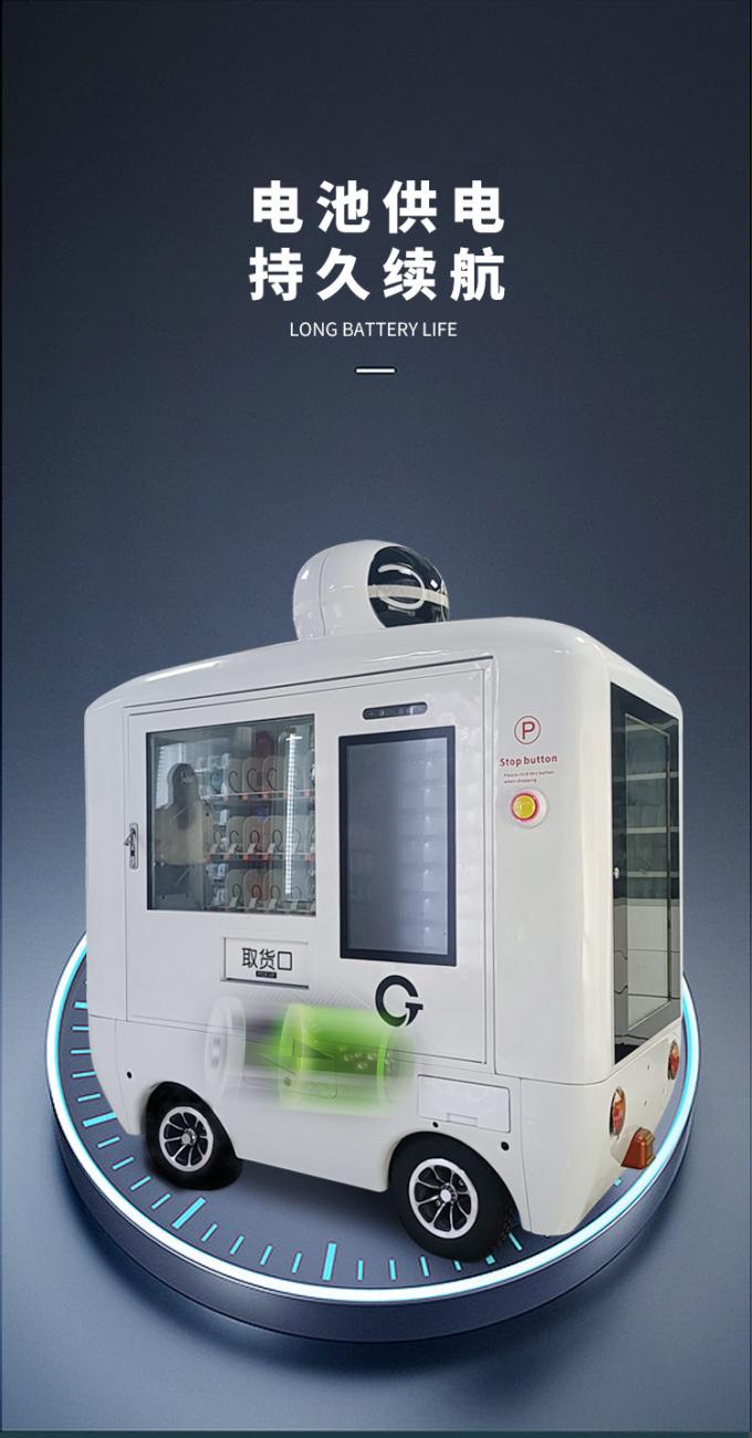Fully Automatic Car Driving Smart Vending Machines With Bettery
