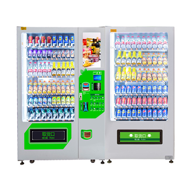 Snack And Drink Combo Vending Machine Cold Vending Machine